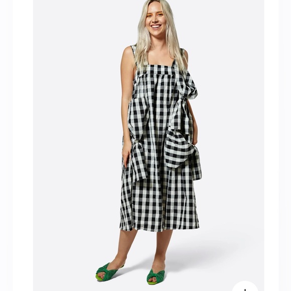 INTENTIONALLY BLANK | Dresses | Intentionally Blank Buffalo Bow Midi ...